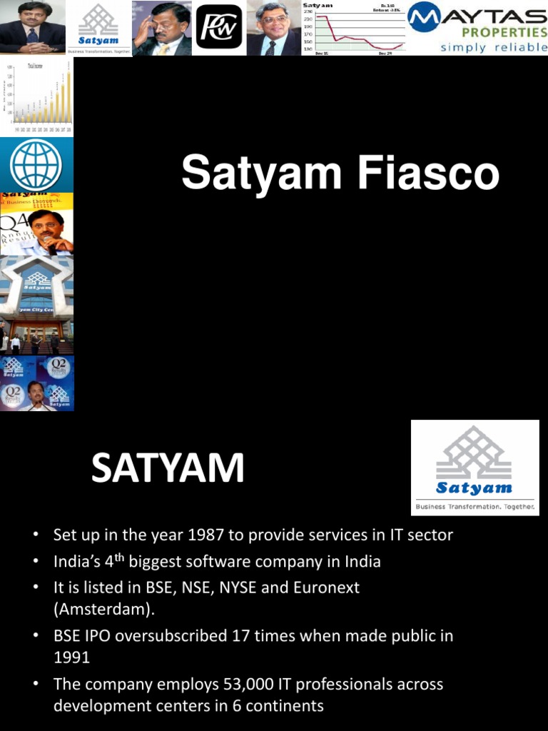 Satyam Main | PDF | Companies | Business