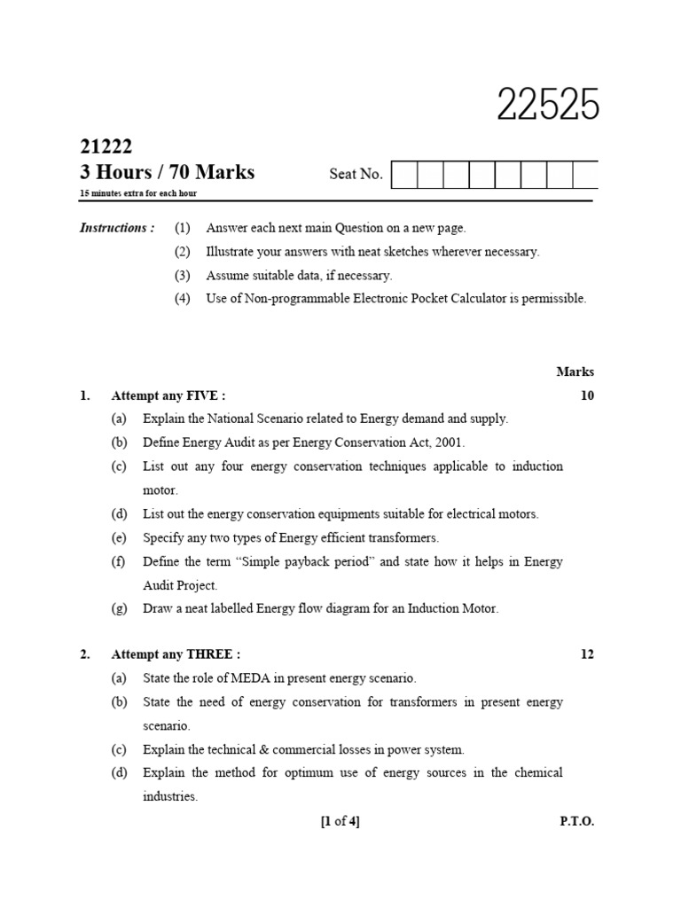2022 Summer Question Paper (Msbte Study Resources) | PDF | Energy ...