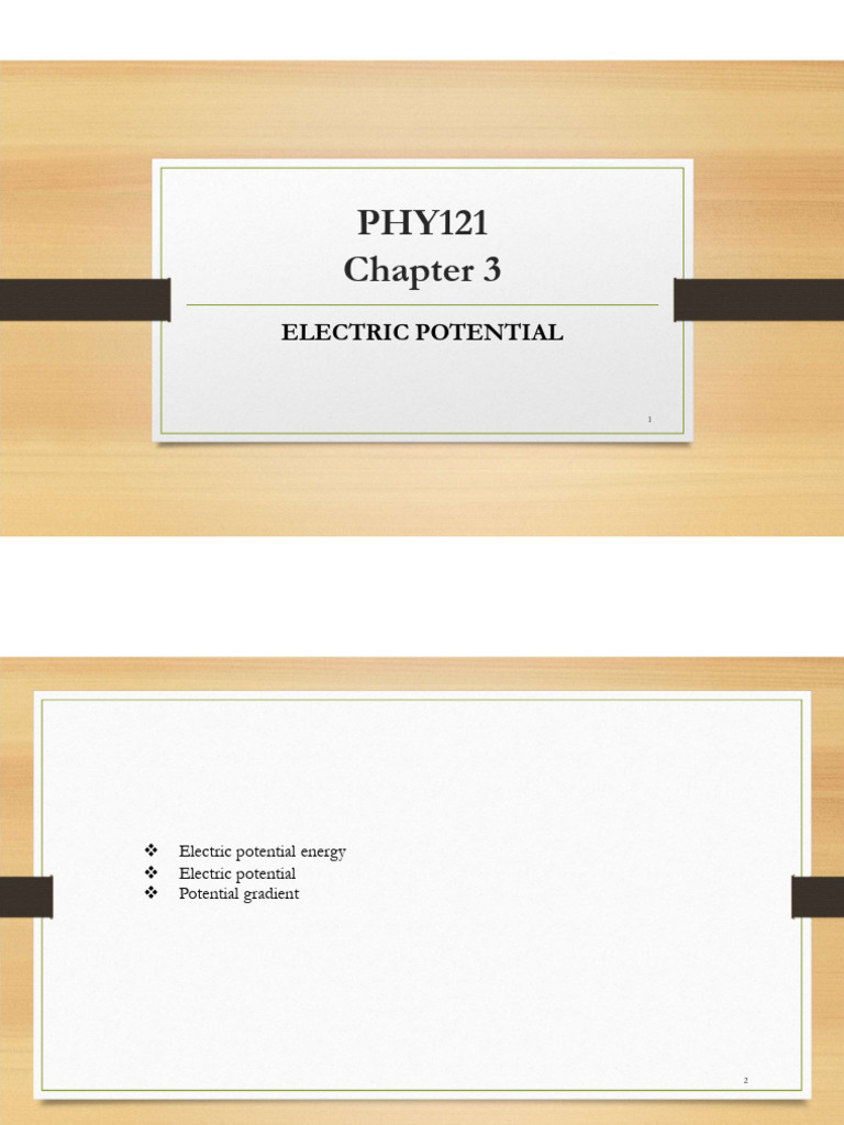 Electric Potential Energy Concepts | PDF | Potential Energy | Force