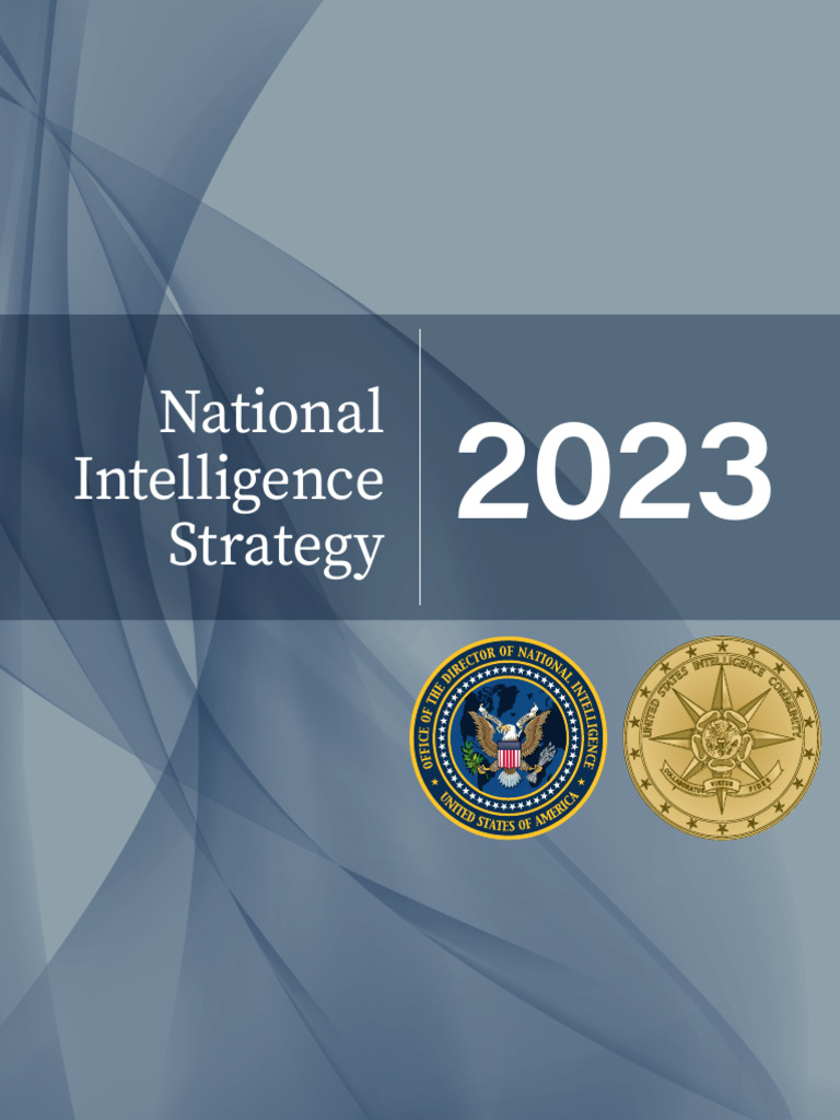 2023 National Intelligence Strategy | PDF | Director Of National ...