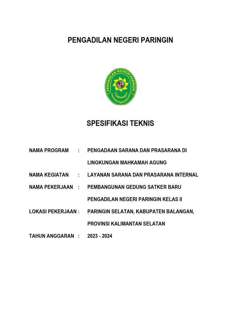Spektek Paringin | PDF | Komputer | Teknologi & Rekayasa