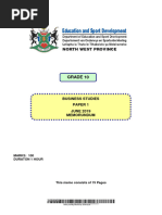 Grade 10 Term 3 Test 1.. | PDF | Mathematics