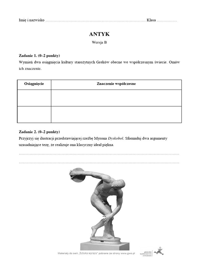 Antyk Wersja B PDF | PDF