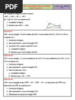 Exercices d'équations et inéquations 3AC | PDF | Formes géométriques ...