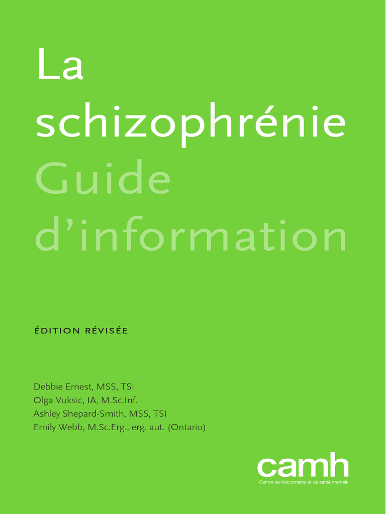 Schizophrenia Guide FR | PDF | Schizophrénie | Trouble mental