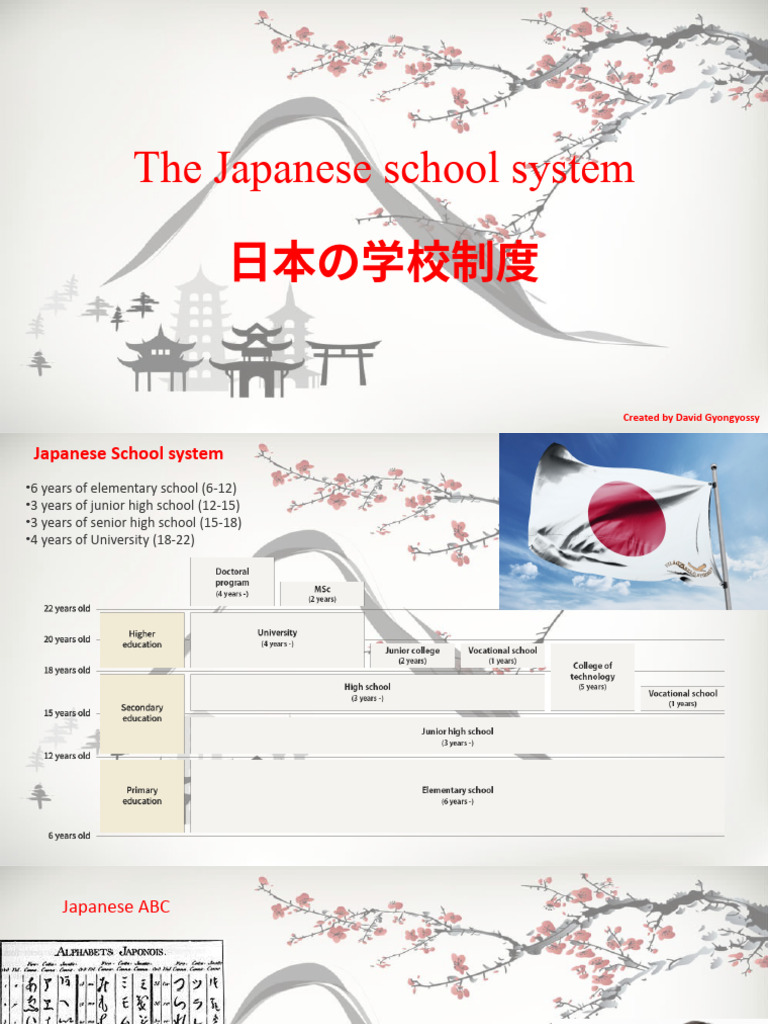 The Japanese School System | PDF