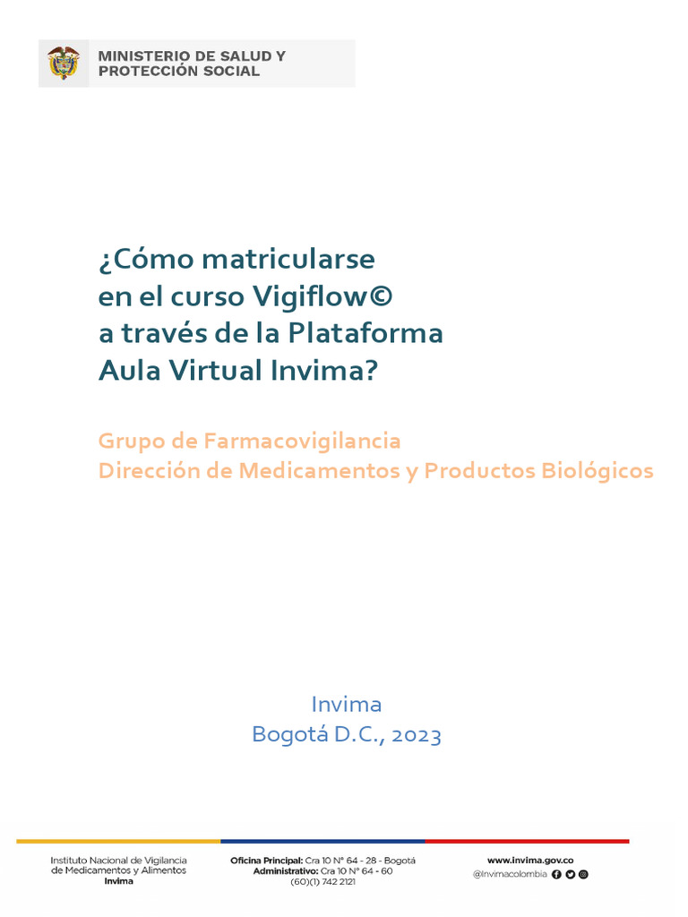 Instructivo Automatricula Vigi 2023 | PDF | Contraseña | Spamming