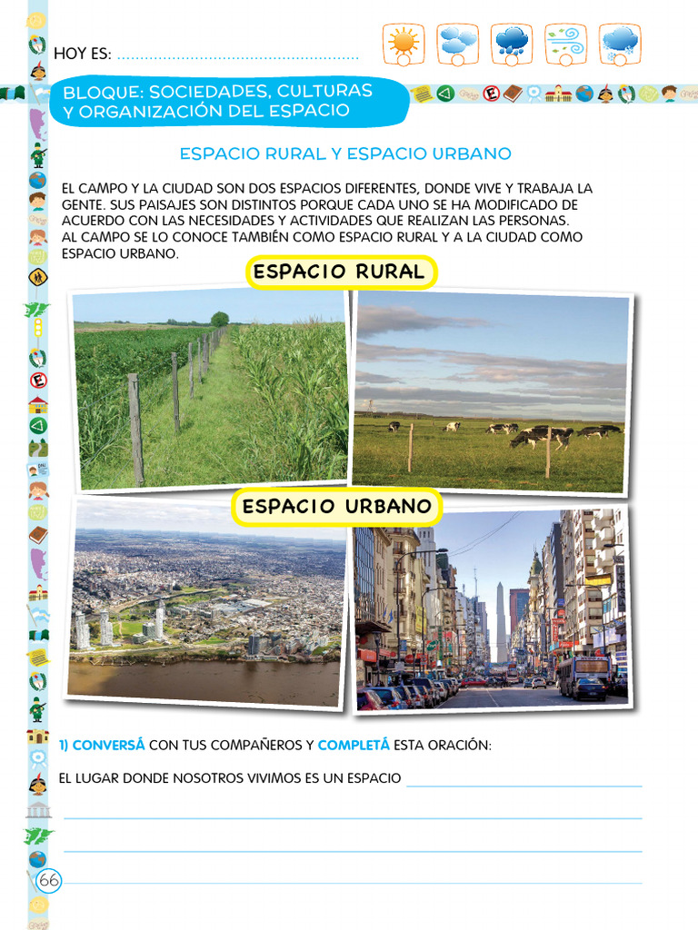 Espacios Rurales y Urbanos para Niños | PDF | Área rural | Área urbana