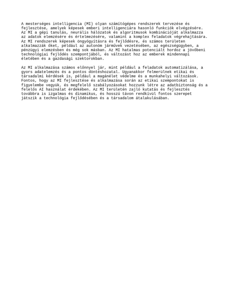 Mesterséges Intelligencia | PDF