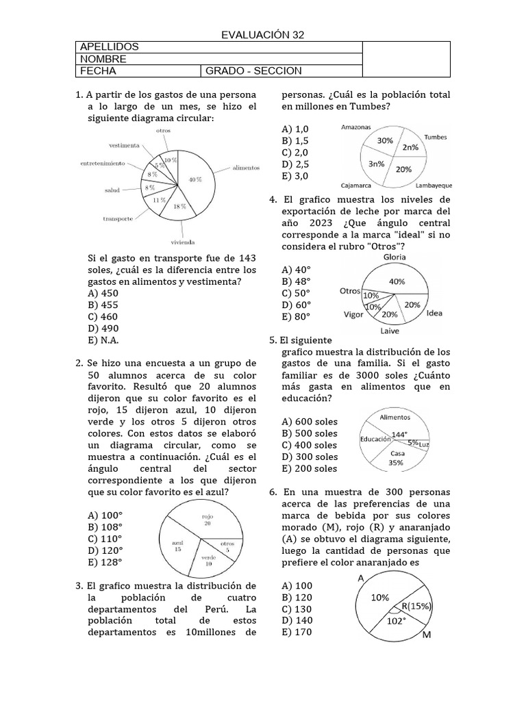 CM32 G Diagramas Circulares | PDF