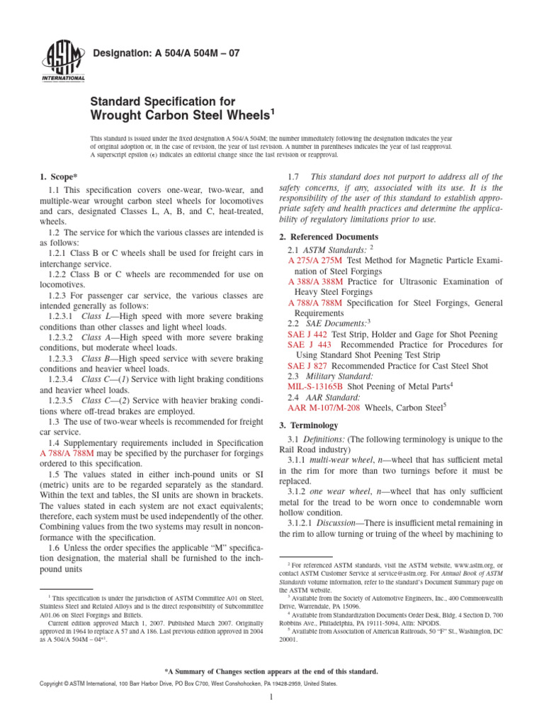 Astm 504 | PDF | Metals | Materials