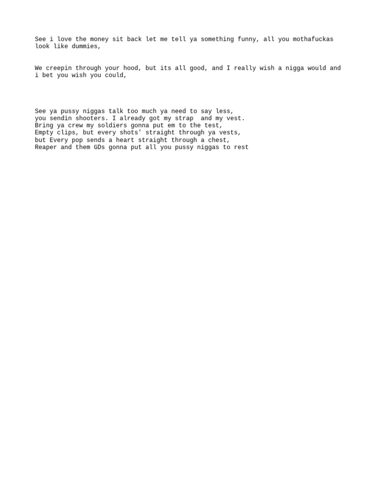 Random Lyric Ideas | PDF