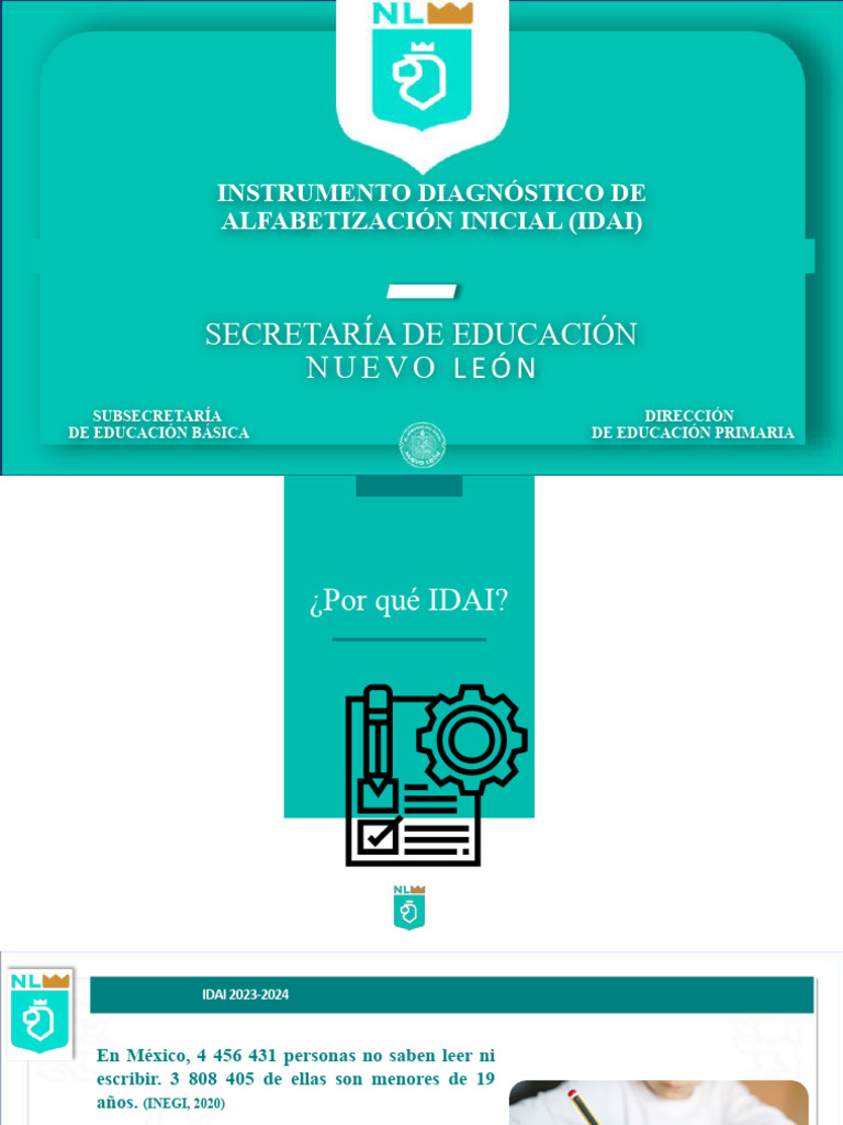 Instrumento Diagnóstico de Alfabetización Inicial (IDAI) | PDF ...