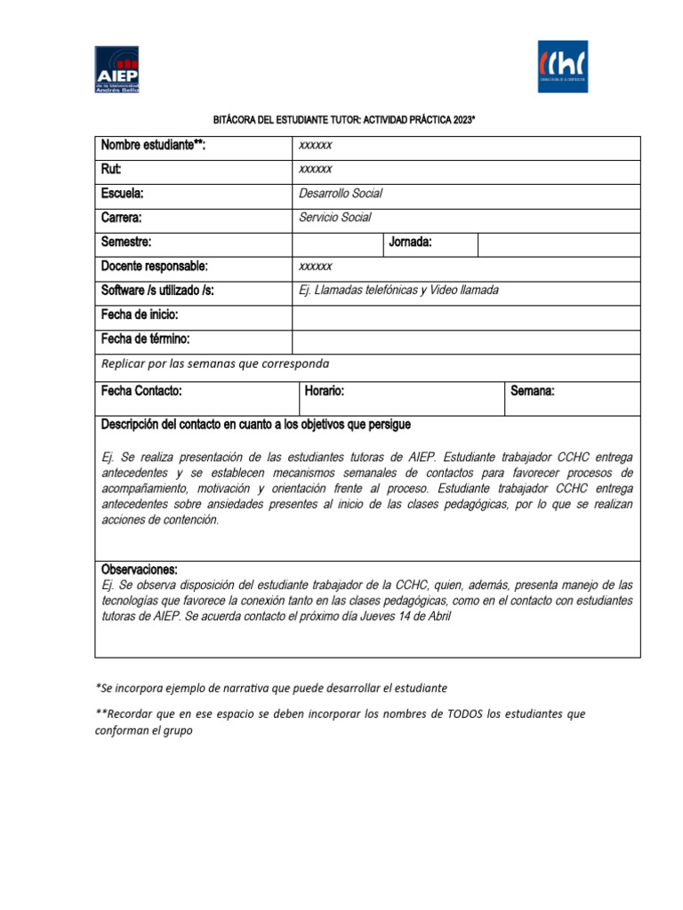 Instrumento Bitacora y Documento Sintesis - 2023 | PDF | Aprendizaje ...