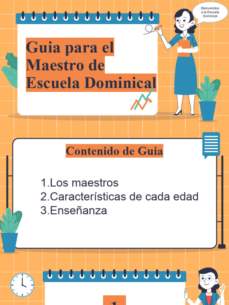 Guia para Maestros de Escuela Dominical | PDF | Enseñando | Aprendizaje