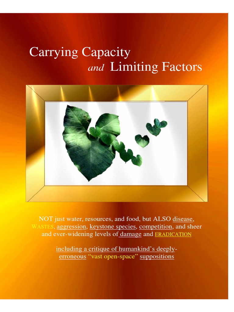 Carrying Capacity and Limiting Factors I | PDF | Eutrophication | Pond
