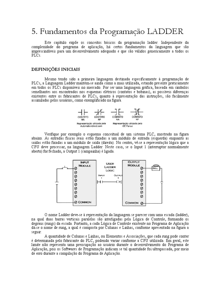 Fundamentos Da Programação LADDER | PDF