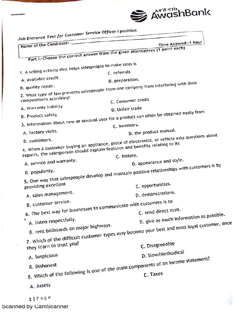 Awash Bank (1) | PDF