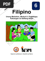 Filipino6 q2 Mod1 Talaarawan-at-Anekdota | PDF