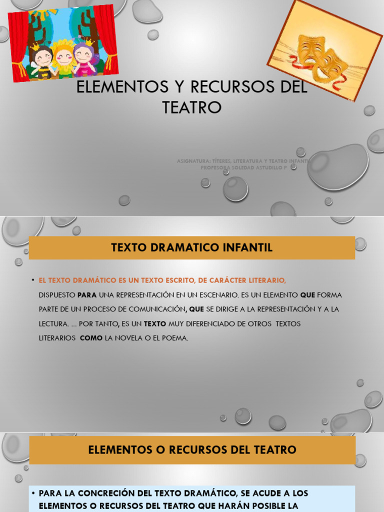 Elementos Del Teatro21 | PDF | Teatro | Interino