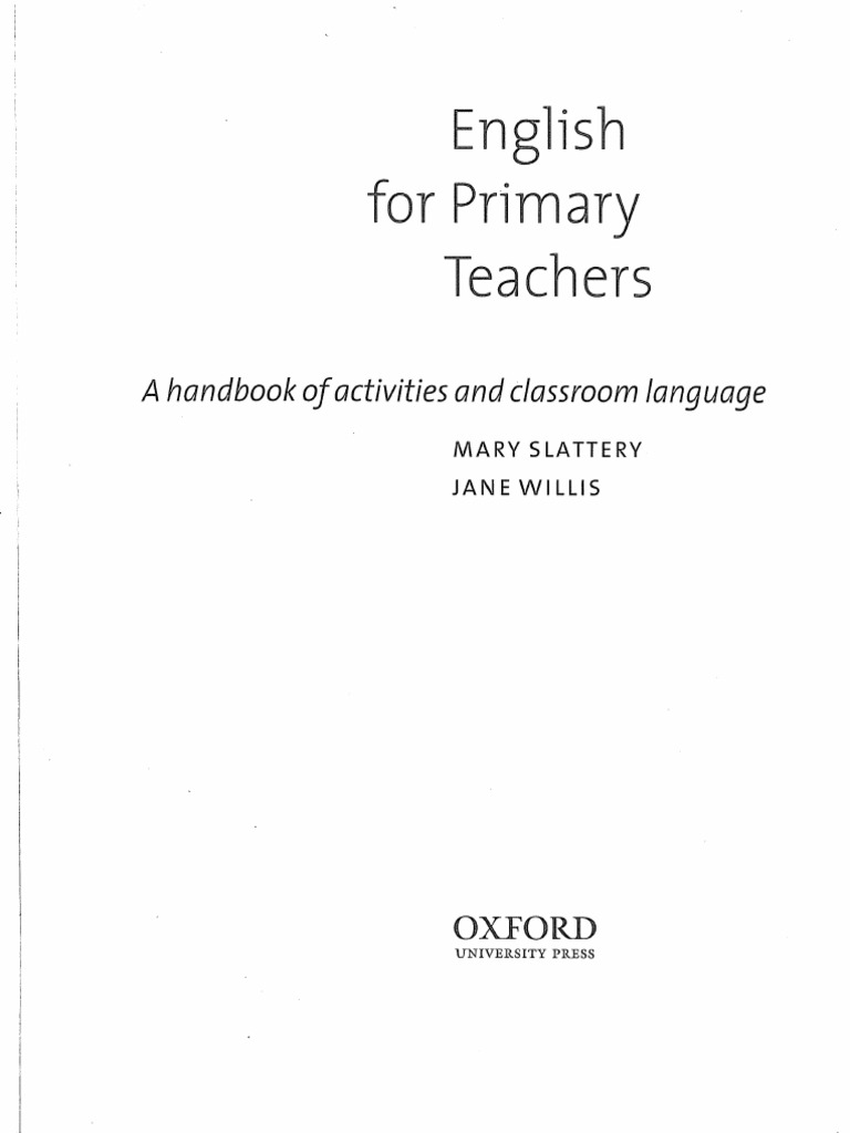 English For Primary Teachers | PDF