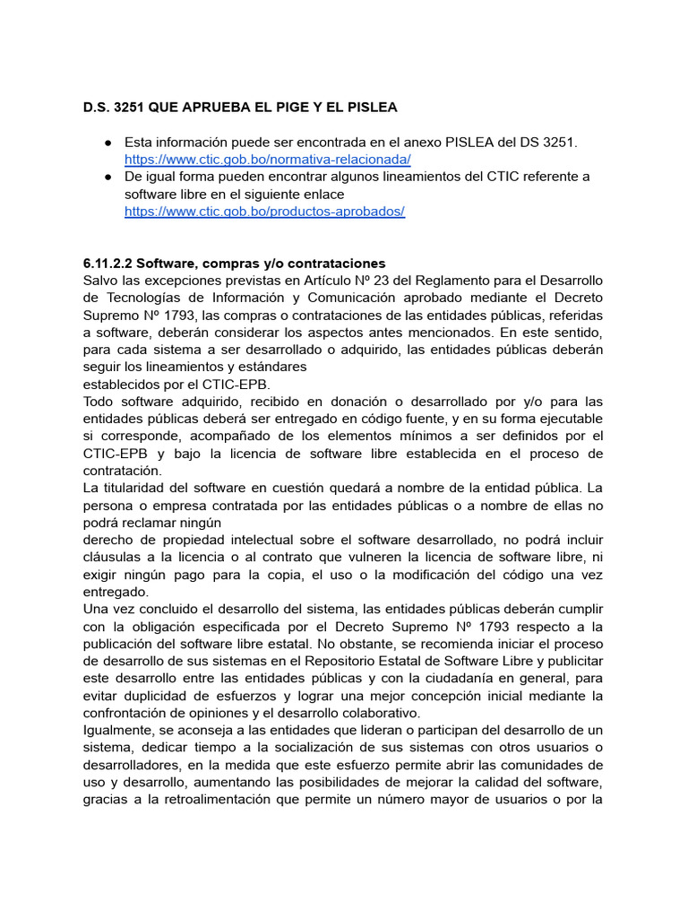 Anexo DS 3251 | PDF | Software | Software libre