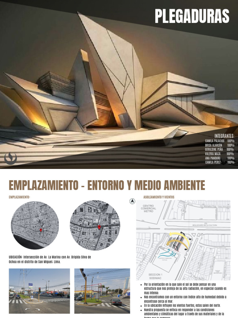 Plegaduras en Arquitectura: Diseño y Estructura | PDF | Hormigón ...