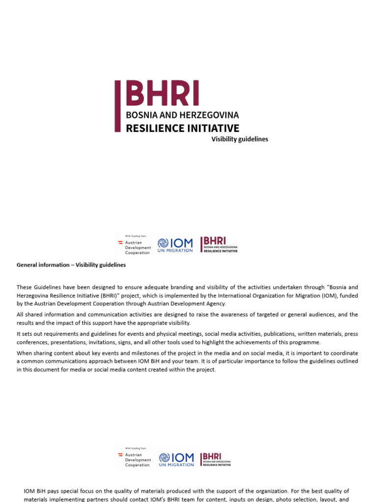 BHRI Visibility Guidelines | PDF | Social Media | Popular Culture ...