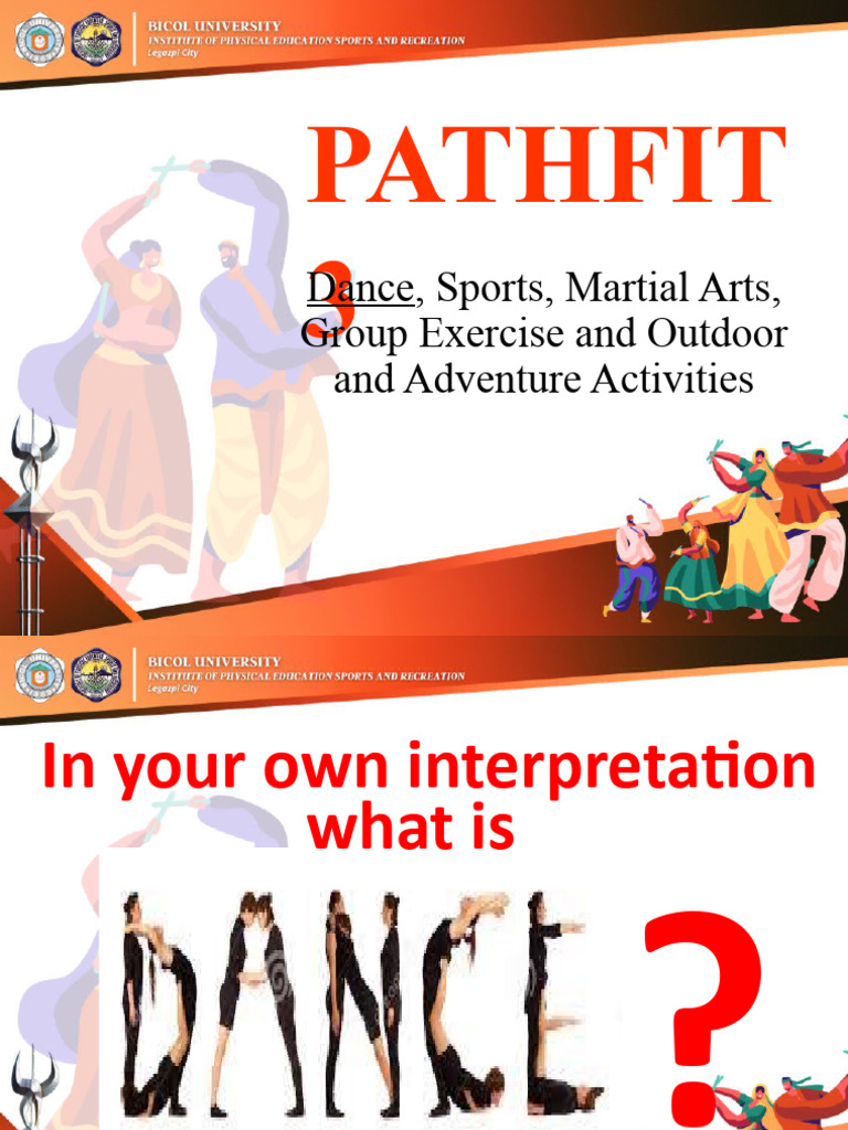 Pathfit 3 Intro Elements Phases of Dances | PDF | Dances | Ballroom Dance
