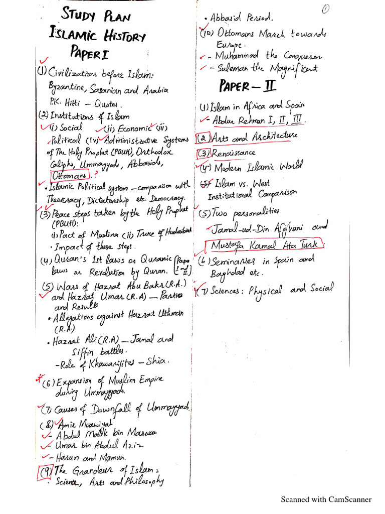 Islamic History Notes | PDF