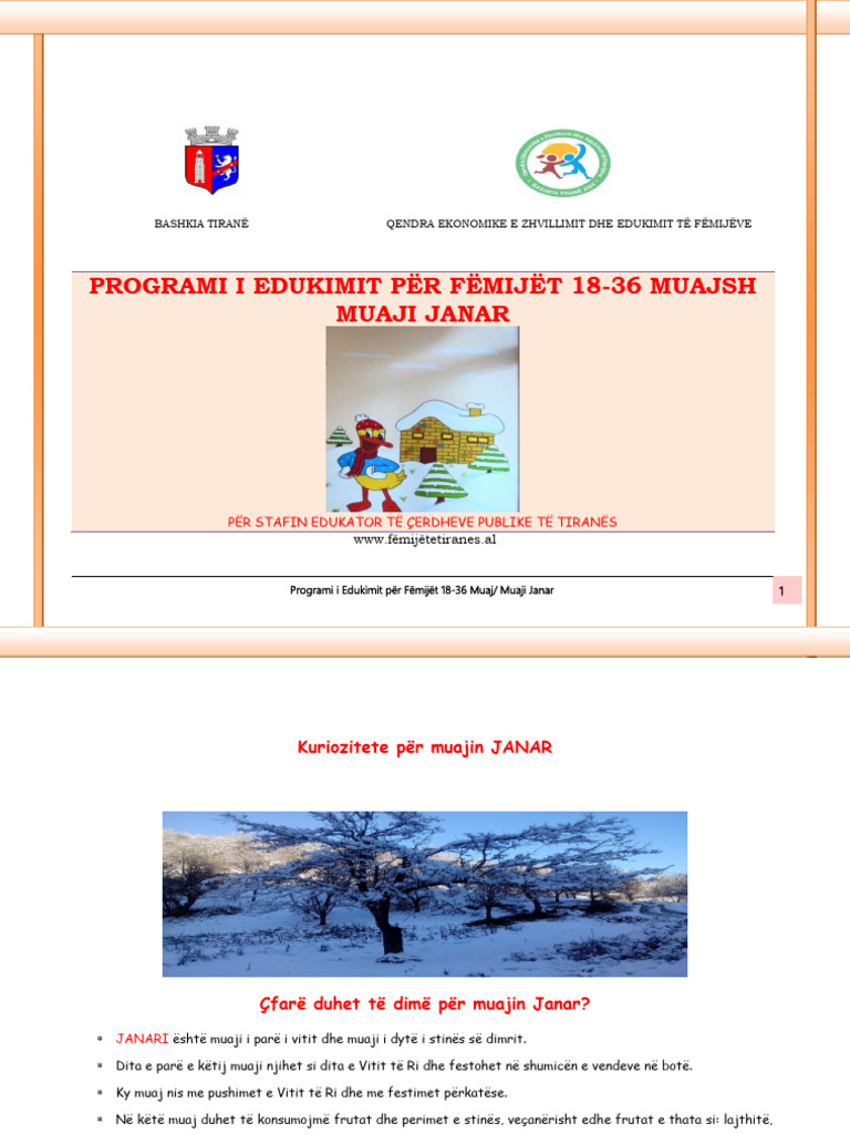 Programi Muaji Janar | PDF