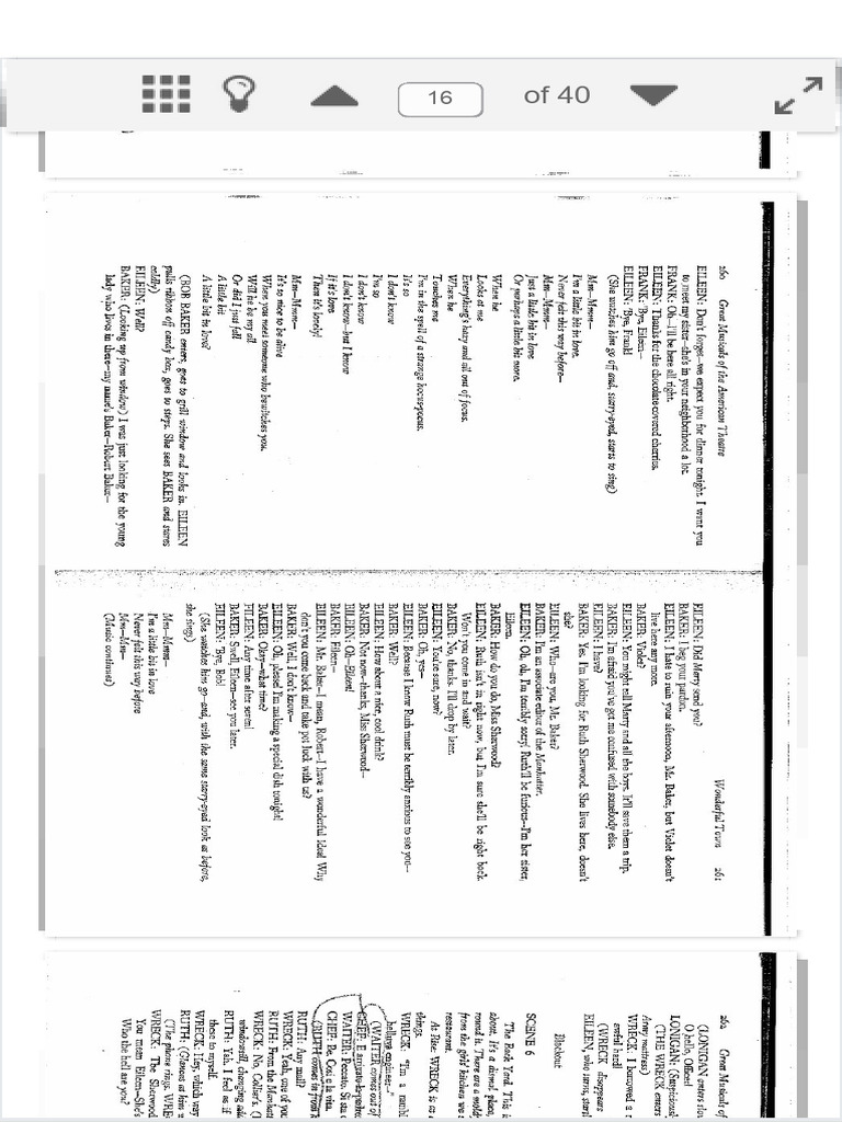 Wonderful Town | PDF