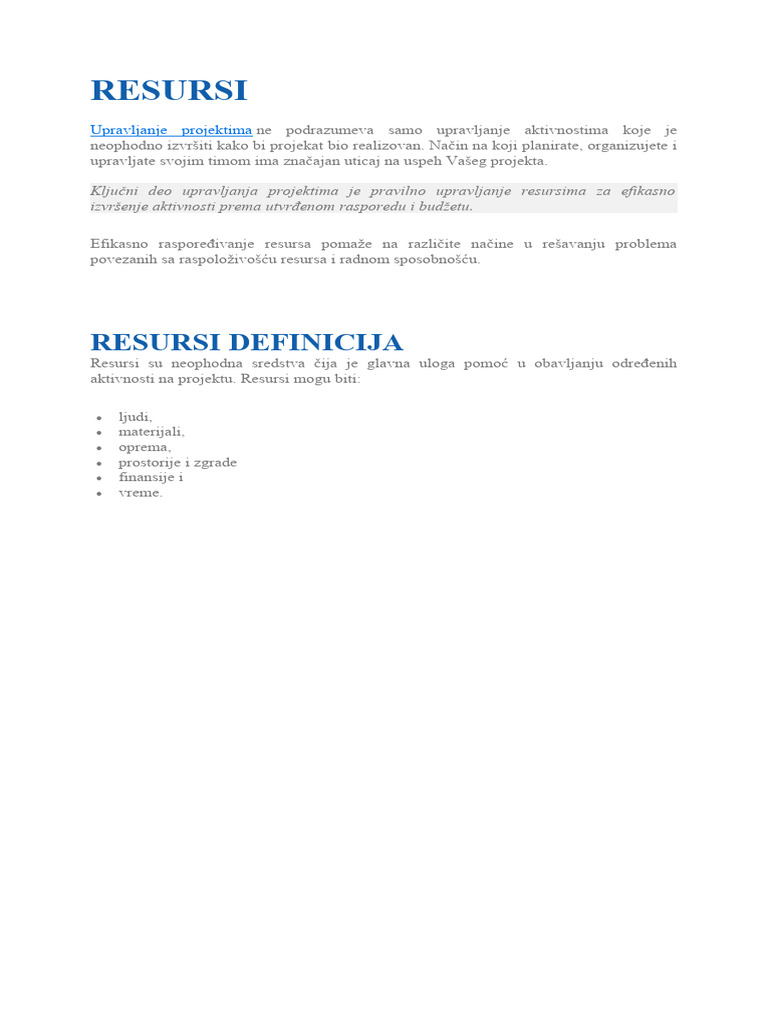 RESURSI | PDF