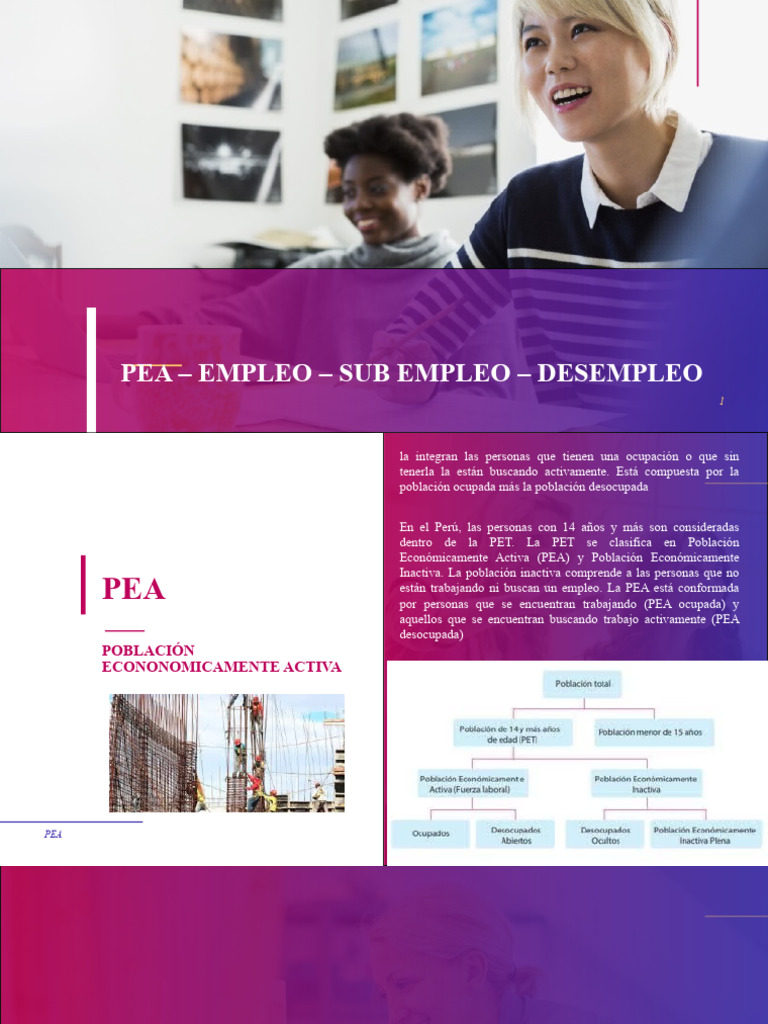 Empleo y Desempleo en el Perú | PDF | Desempleo | Empleo