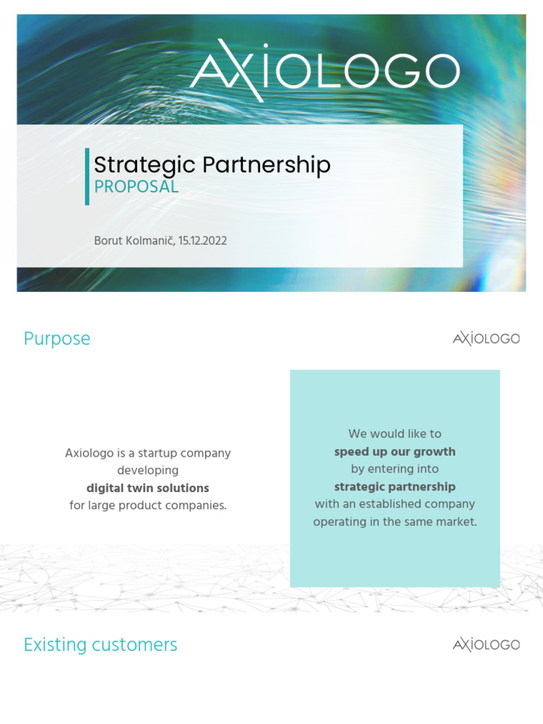 Strategic Partnership Proposal | PDF | Economies | Business