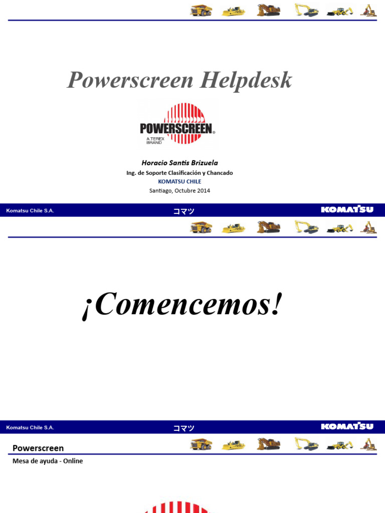 Powerscreen Helpdesk | PDF | Mesa de ayuda | Gestión de tecnología de la información