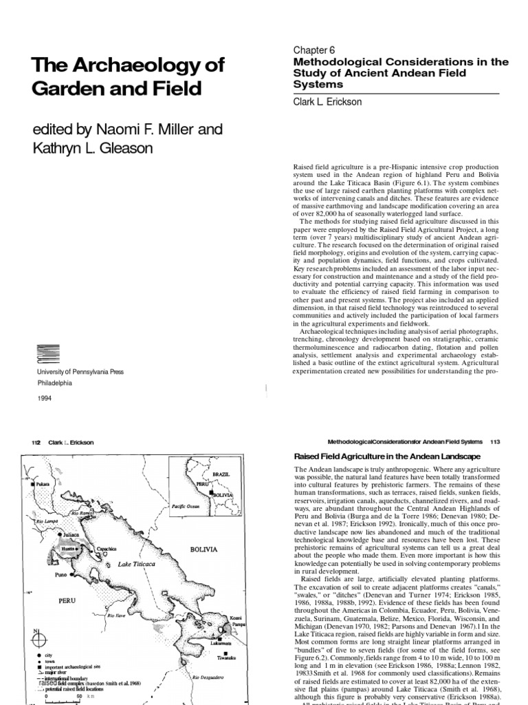 Andean Raised Field Systems | PDF | Agriculture | Archaeology