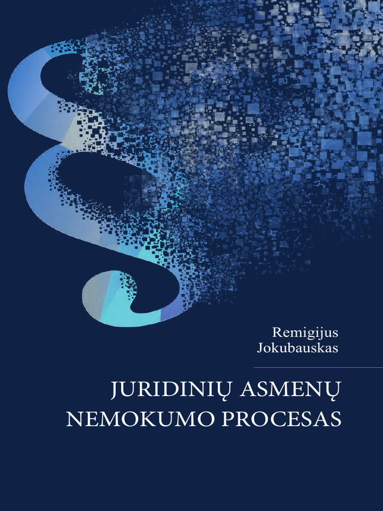 Juridiniu Asmenu Nemokumo Procesas Compressed | PDF