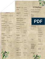 SDA Wedding Program Sample | PDF | Bridesmaid | Wedding