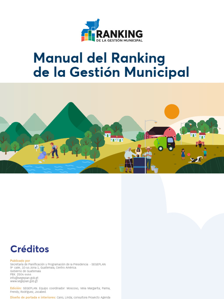 Manual Ranking Gestion Municipal | PDF | Sustentabilidad | Guatemala