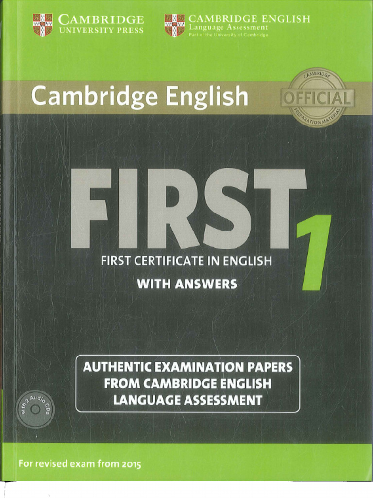 First Certificate English 1 | PDF