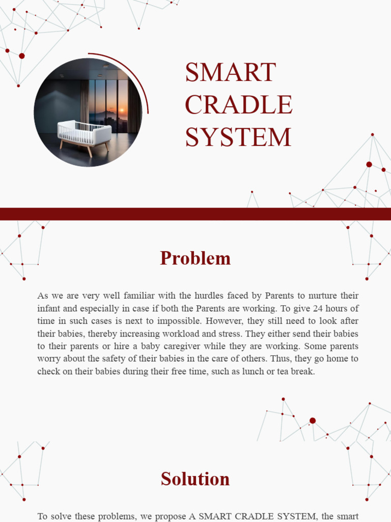 Smart Baby Cradle System | PDF | Electrical Resistance And Conductance ...