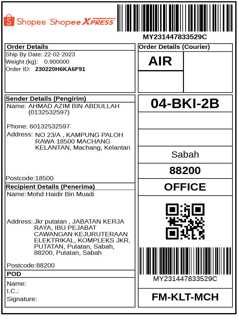 182465air Waybill | PDF