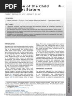 Characteristics of Marfanoid Habitus | PDF | Musculoskeletal System