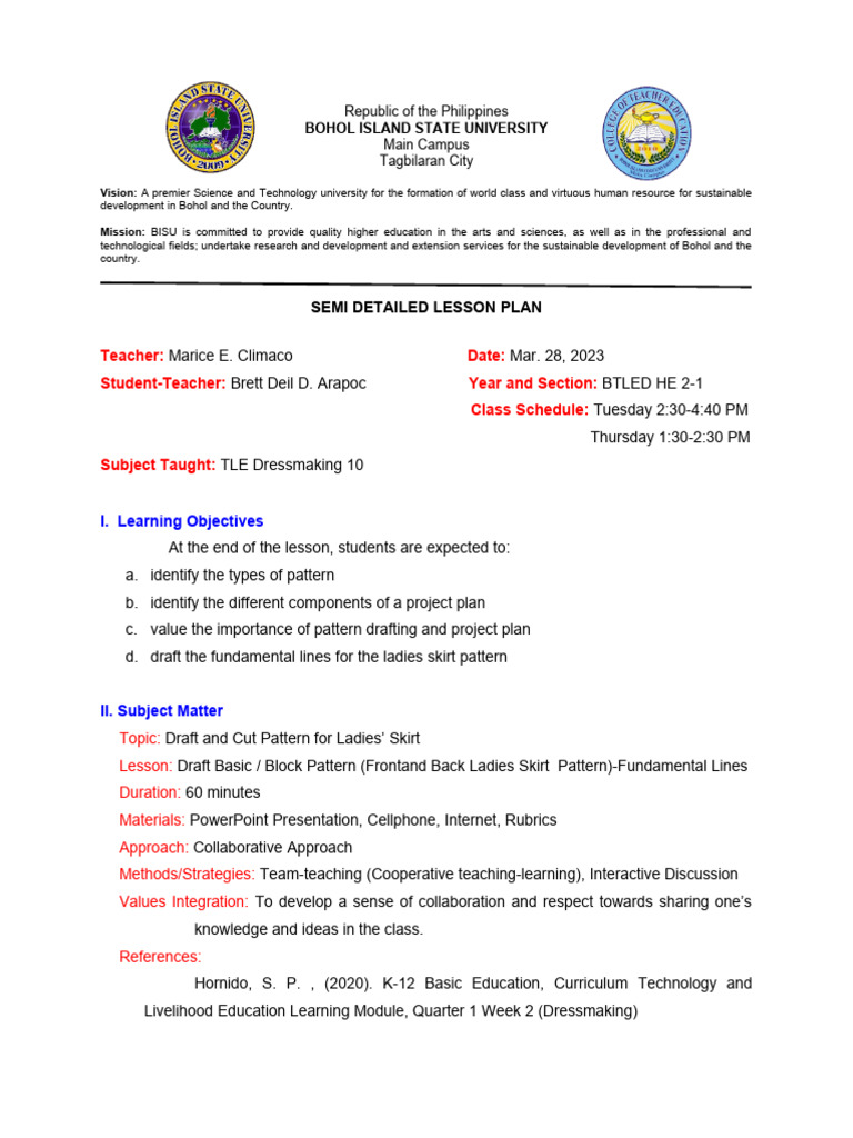 Educ 8 Lesson Plan | PDF | Teachers | Rubric (Academic)