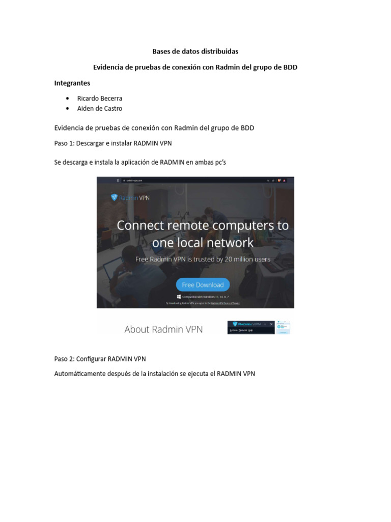 Practica Radmin - VPN - deCastroBecerra | PDF