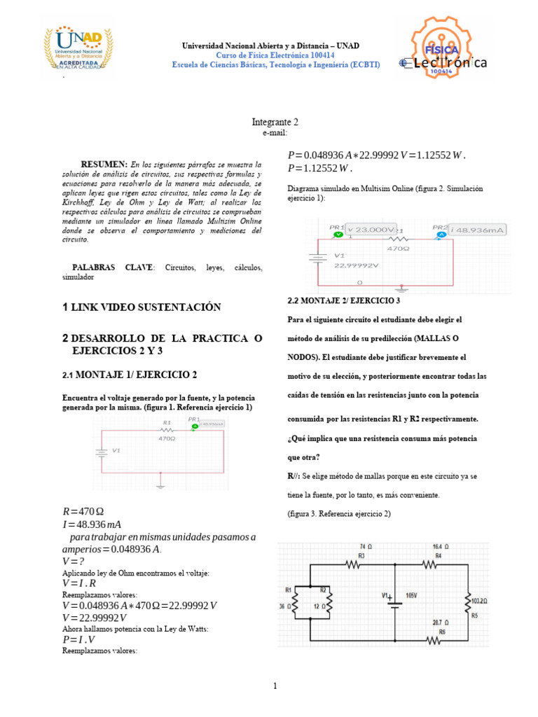 Est 2 Fisica Electronica Descargar Gratis Pdf Resistencia