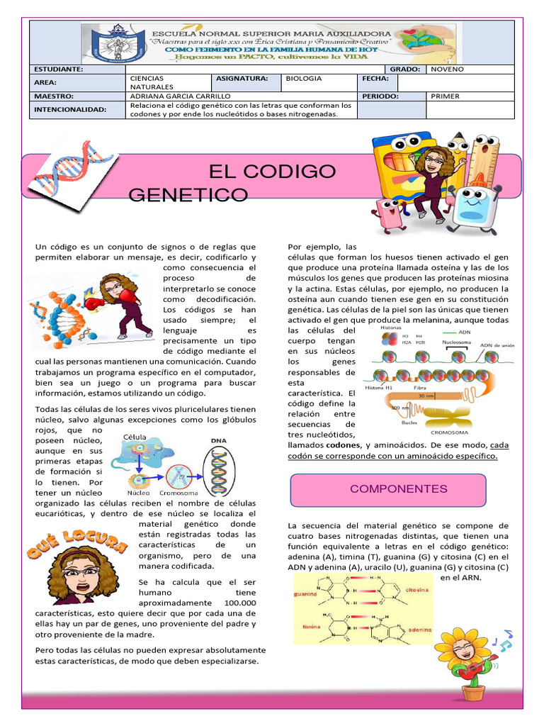 El Codigo Genetico | PDF