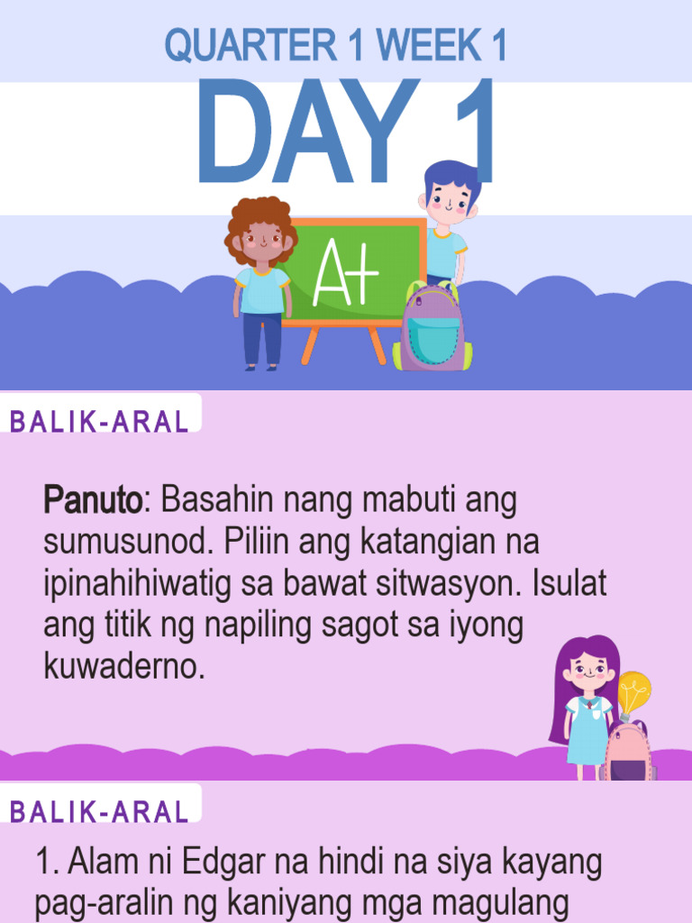 G6Q1 Week 1 Esp | PDF