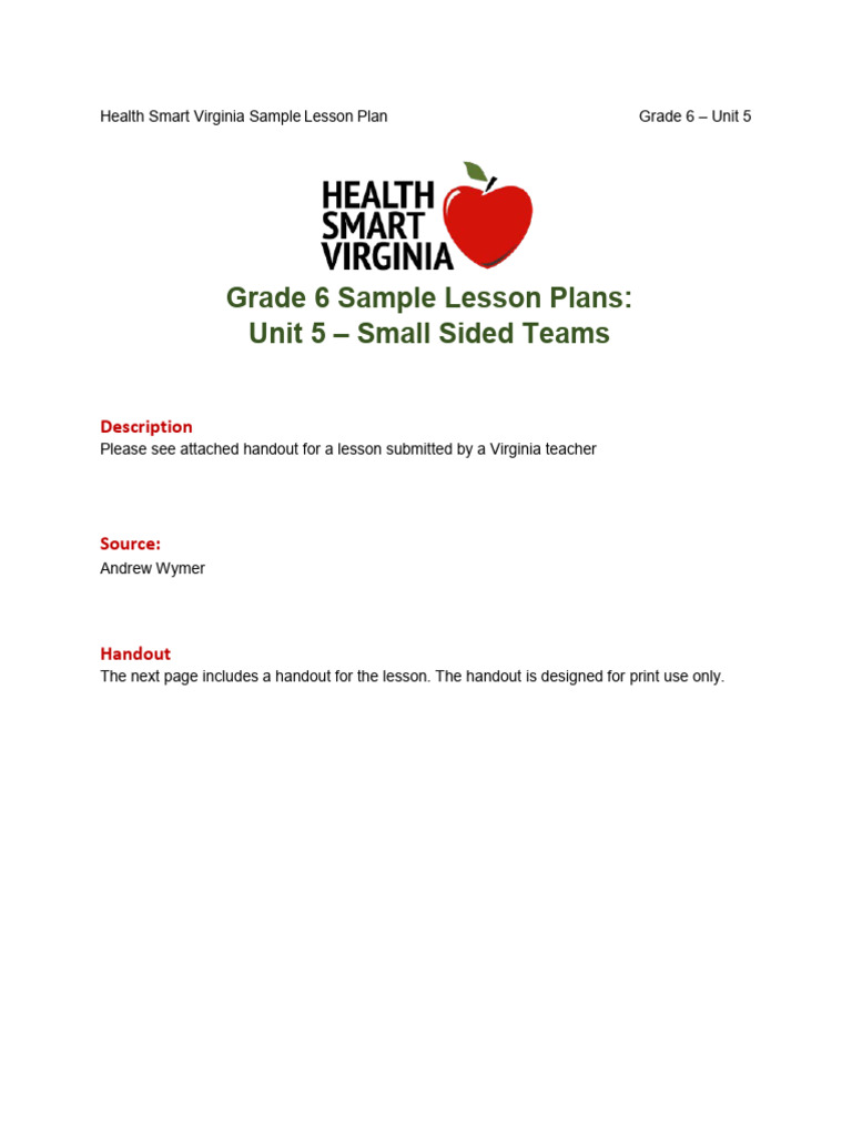 Lesson Plan Ball Games | PDF | Sports | American Football